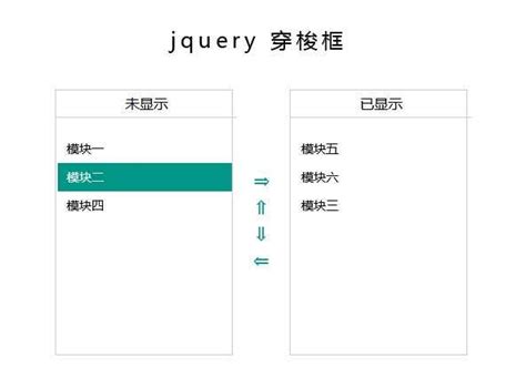 简单的多功能穿梭框代码html5实例 Html5模板网