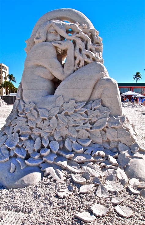 Ft Myers Fl Beach Sand Art Sand Sculptures Sand Art