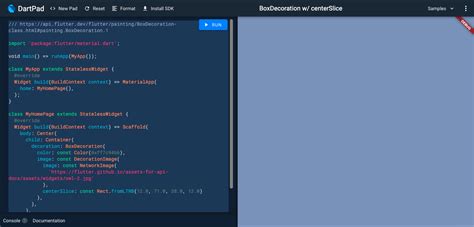Document How Centerslice Works And How To Use 9png Images With Flutter With Samples · Issue