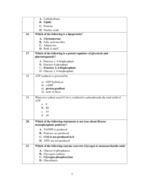 SOLUTION Biochemistry Mcqs Studypool SOLUTION Biochemistry Mcqs Studypool