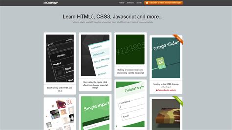 11 webs y canales de youtube para aprender html5 desde 0 hasta nivel
