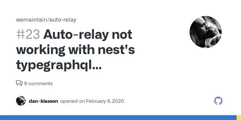 Auto Relay Not Working With Nest S Typegraphql Implementation Issue Wemaintain Auto