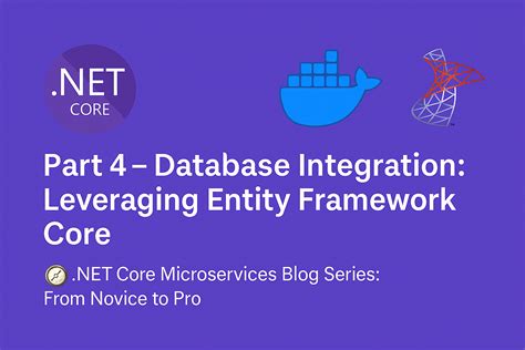 Part 4 — Database Integration Leveraging Entity Framework Core By Codewithyog May 2025