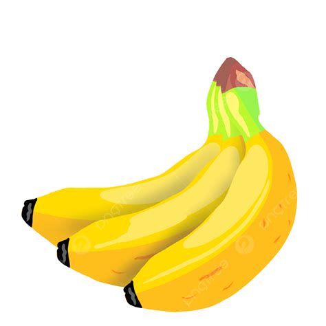Banana Fruit Clipart Png Images Hand Painted Fruit Element Banana
