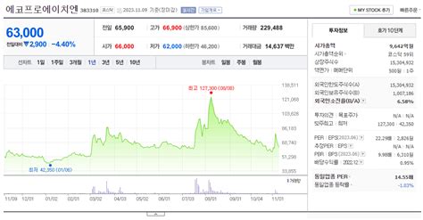 에코프로에이치엔 주가 분석 실적 분석