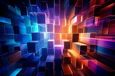 abstract digital prisms computer background image desktop computer