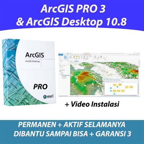jual arcgis pro dan arcgis desktop 10 8 dan global mapper aktif