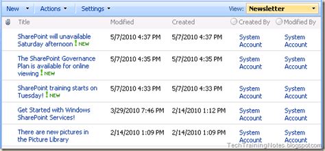 Sharepoint List View Styles Mike Smiths Tech Training Notes Sharepoint Powershell And Net