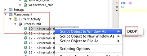 12561 sybase ase 16 add with force parameter to kill command aqua