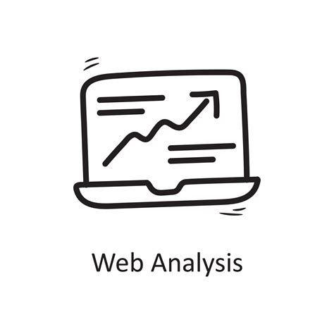 Web Analysis Vector Outline Icon Design Illustration Business Symbol On White Background Eps 10