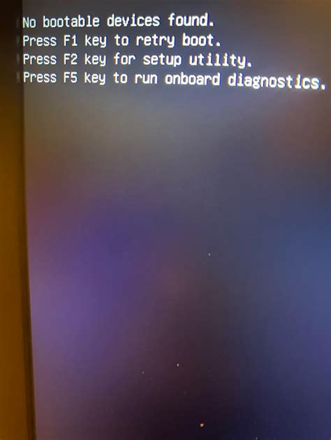 Laptop Saying No Bootable Devices Found Rdell