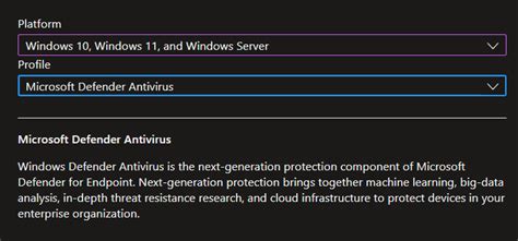 Defender For Endpoint MDE Security Settings Management