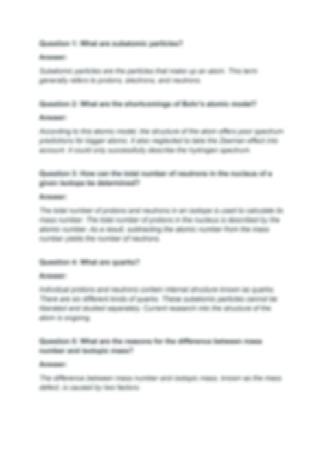 SOLUTION Atomic Nucleus Definition Structure Discovery Characteristics Studypool