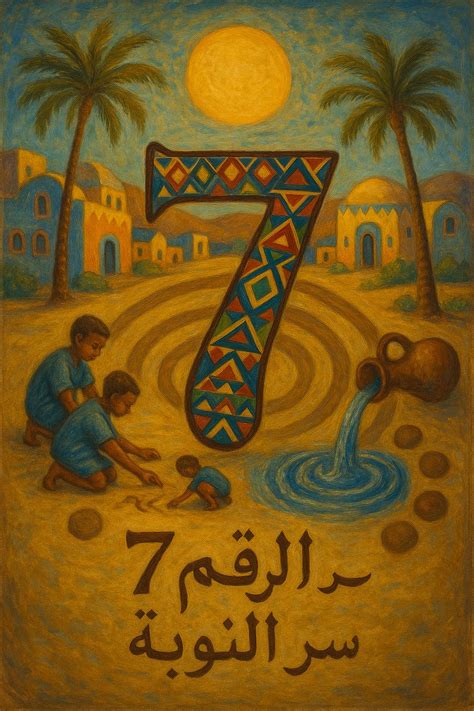 🔷 الرقم 7 في الثقافة النوبية سرٌ عميق وجذورٌ ممتدة 🔷 في الذاكرة