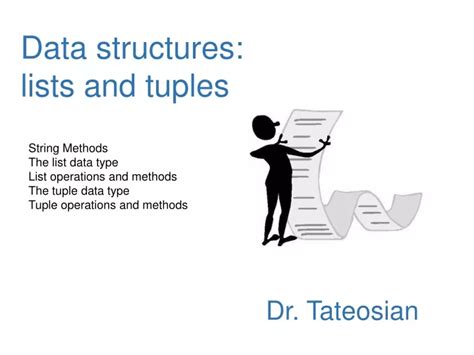ppt data structures lists and tuples powerpoint presentation free