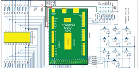 Arduino Component Tester Schematic