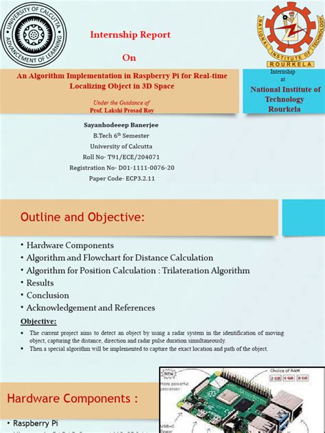 Internship Pdf Radar Algorithms