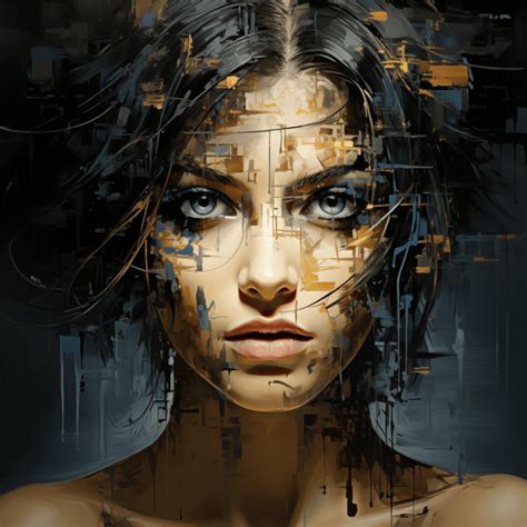 Купить картину Темноволосая красотка Искусственый Интеллект в Киеве доступная цена в Украине