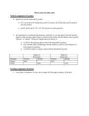 HW Docx HW Due Feb Th Written Assignment Points Question From The Textbook
