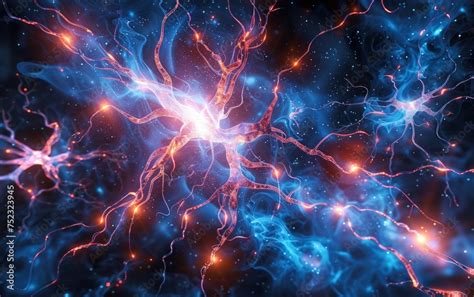 Neuronal Network Synaptic Activity Illustration Digital Illustration Of A Complex Neuronal Neuronal Network Synaptic Activity Illustration Digital Illustration Of A Complex Neuronal