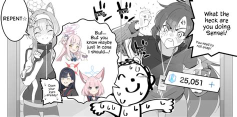 Our Depressed Bean Misaki By 밀화부리 R Bluearchive