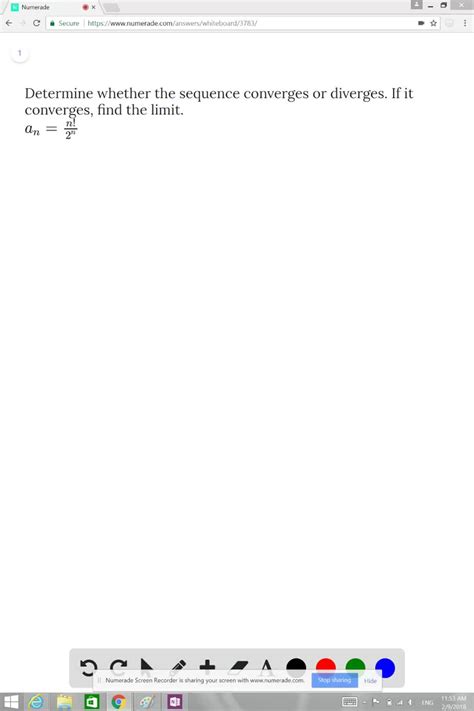 solved determine whether the sequence converges or diverges if it