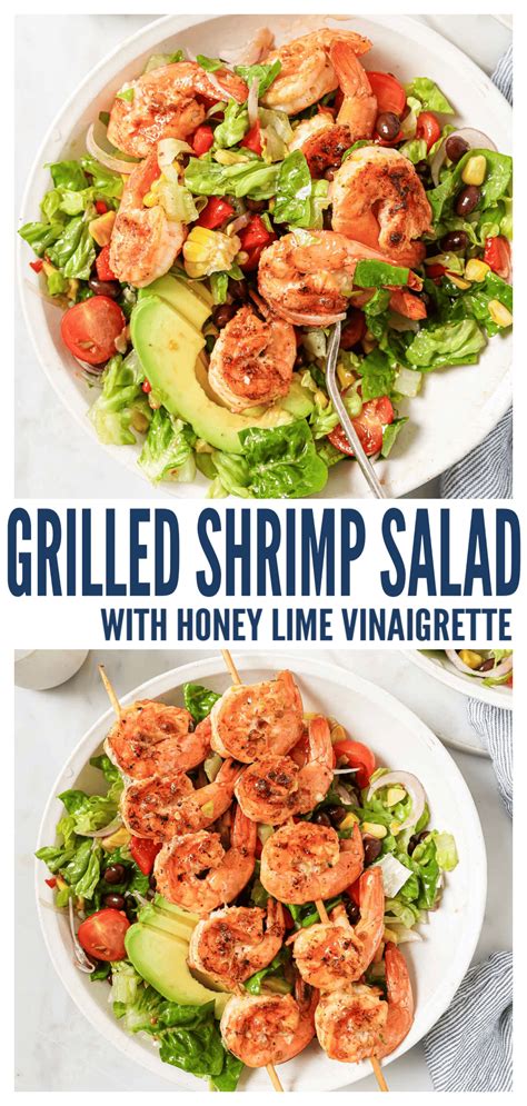 Grilled Shrimp Salad Recipe Joyful Healthy Eats