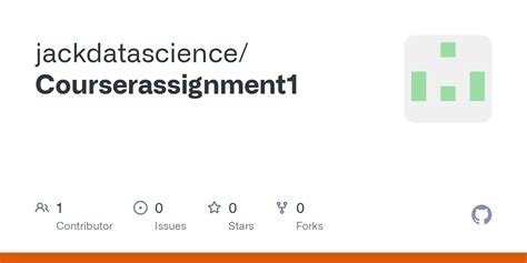 Github Jackdatasciencecourserassignment1