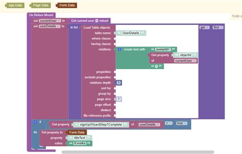 Retrieving Data For A Logged In User In Ui Builder Ui Builder