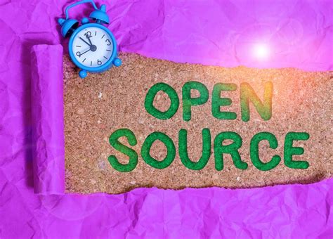 Conceptual Hand Writing Showing Open Source Business Photo Text Denoting Software Which