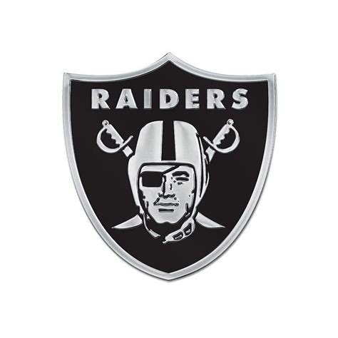 Wincraft Las Vegas Raiders Team Chrome Car Emblem Raiders Wincraft