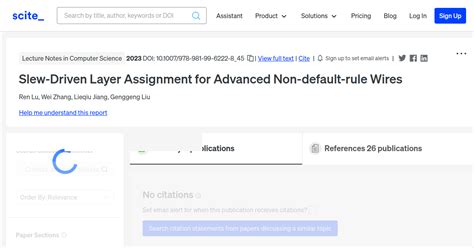 slew driven layer assignment for advanced non default rule wires