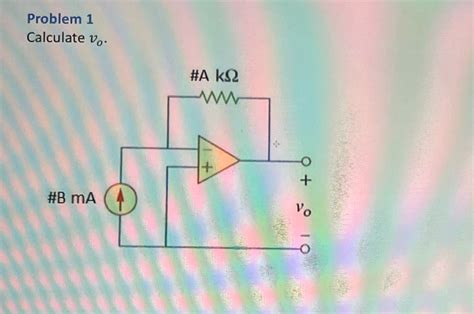 Solved Problem Calculate V A B Chegg Com