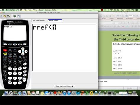 how to solve simultaneous equations on ti 84 plus ce home design ideas