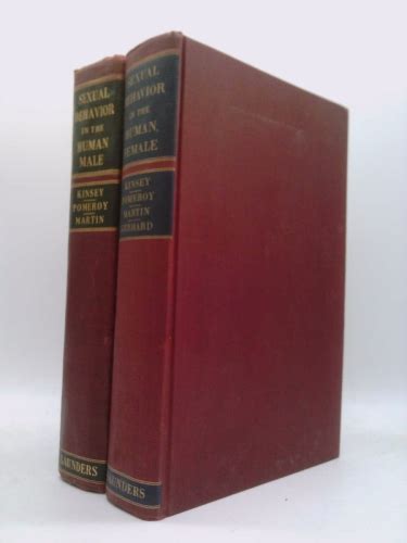 Sexual Behavior In The Human Female Sexual Behavior In The Human Male Two Volume Set Von
