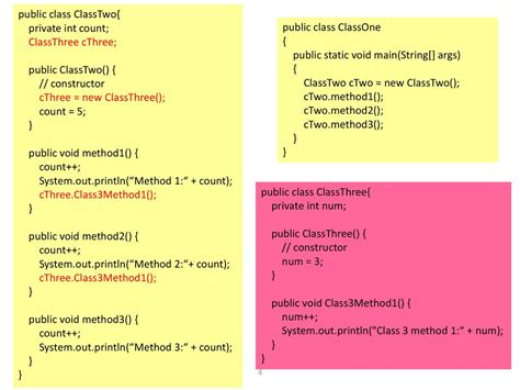 Java Programming With Multiple Classes Ppt Download
