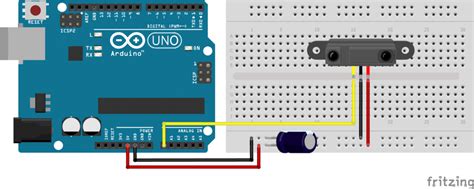 IR Distance Sensor Arduino Tutorial SHARP GP Y A YK F