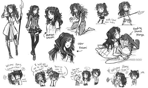Kasumi Sketch Dump By Youkaiyume On Deviantart