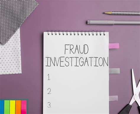 Conceptual Display Fraud Investigation Business Approach Process Of Determining Whether A Scam