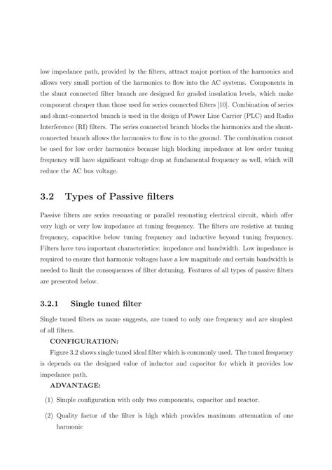 Solution Design And Simulation Of Passive Filters Studypool