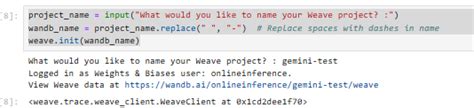 The Gemini 20 Api In Python Quickstart Tutorial Gemini Weights And Biases