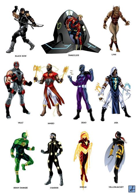 Watchguard Character Commishes By Sean Izaakse On Deviantart