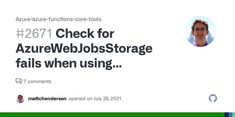 check for azurewebjobsstorage fails when using identity based