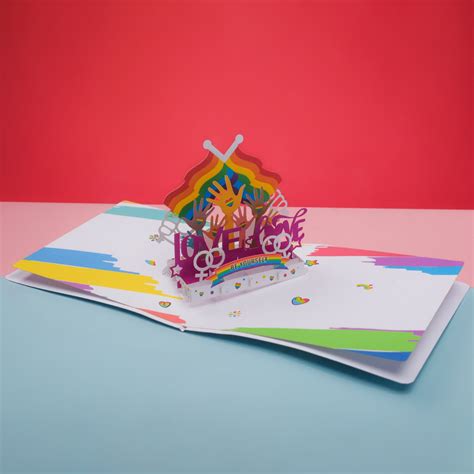 Lgbt Pop Up Card Cute Popup Make Every Moment Count
