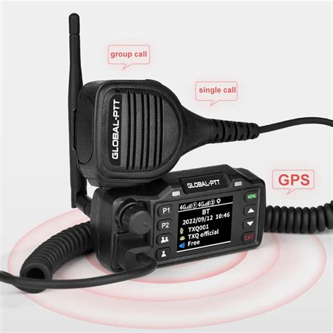 Global Ptt V1 4g Poc Vehicle Radio Station Lte Car Gps Function Walkie