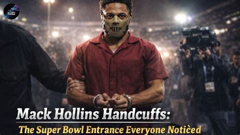 Mack Hollins Handcuffs Entrance Explained Why The Nfl Star Shocked