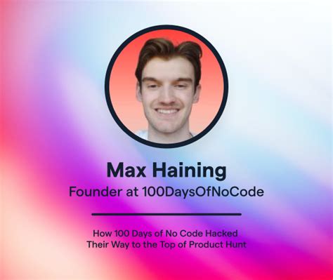 How 100 Days Of No Code Hacked Their Way To The Top Of Product Hunt GrowthMentor