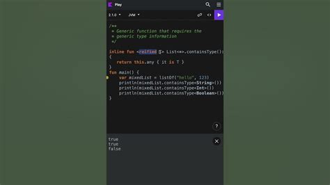 Kotlin Idioms Generic Function With Generic Type Information Youtube