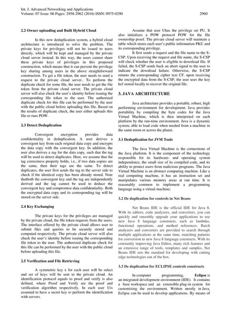 secure authorised de duplication using convergent encryption technique