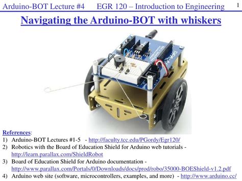 Ppt Navigating The Arduino Bot With Whiskers Powerpoint Presentation Id